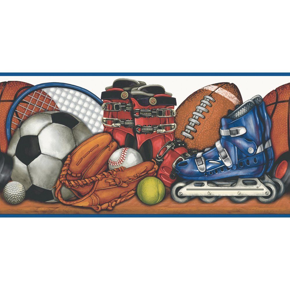 Sports Wallpaper Border Sports And Leisure S & A Supplies